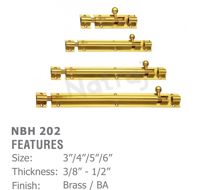 TOWER & PAD BOLTS - Natraj Hardware
